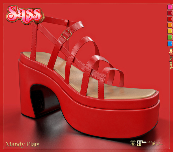 Second Life Marketplace - Sass [Mandy Plats] Brights Pack ♥GenX ♥Legacy ...